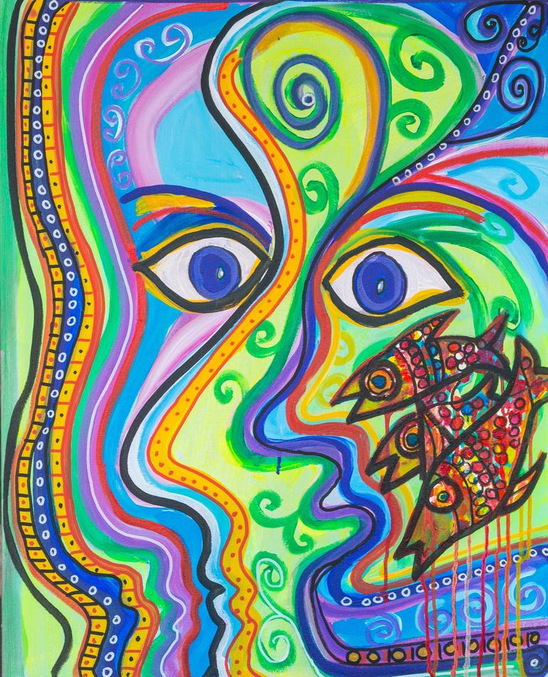 Aura Eyes Painting by Anthony Zolezzi | Saatchi Art