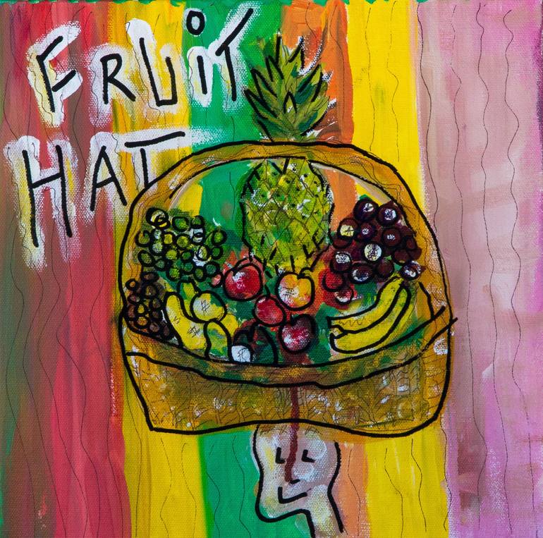 Fruit Hat Painting by anthony zolezzi | Saatchi Art