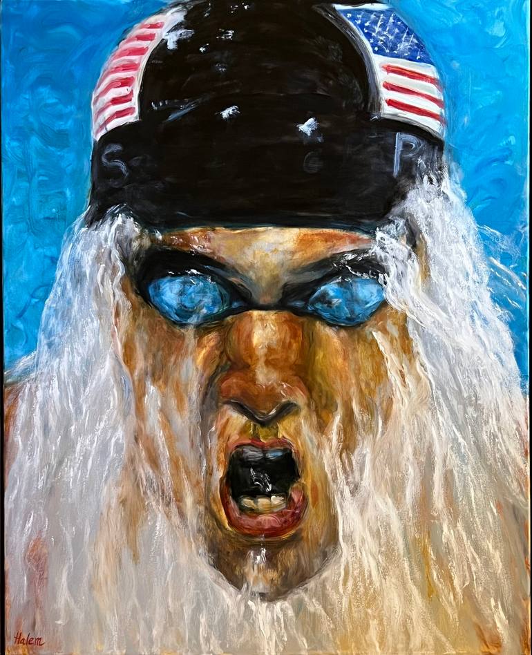 Michael Phillips Painting by Mike Halem | Saatchi Art