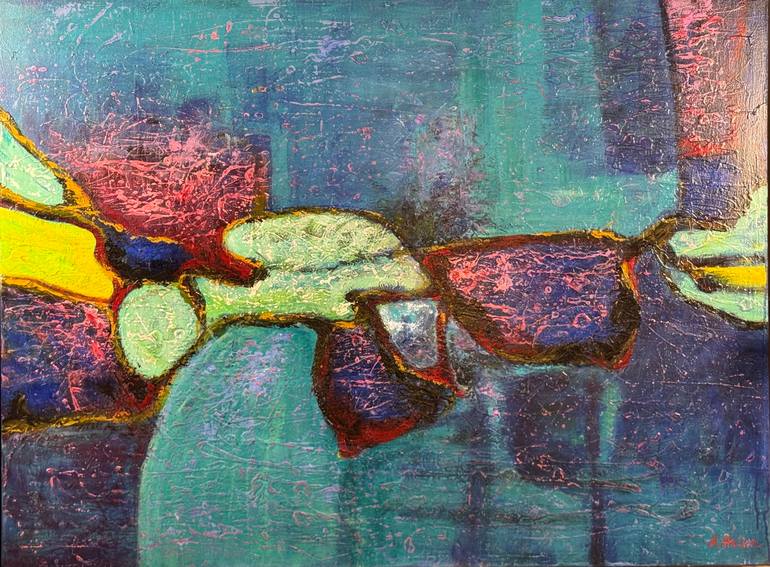 Fragments of Stillness Painting by Mike Halem | Saatchi Art