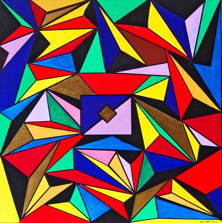 Fracture Painting by Ken Hayes | Saatchi Art