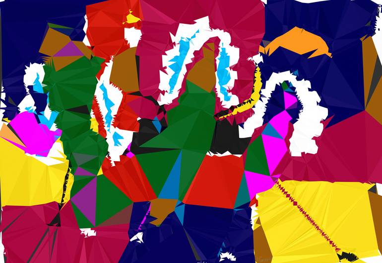 May Carnival: Limited Edition 1 of 3 Painting by Larry Coffin | Saatchi Art