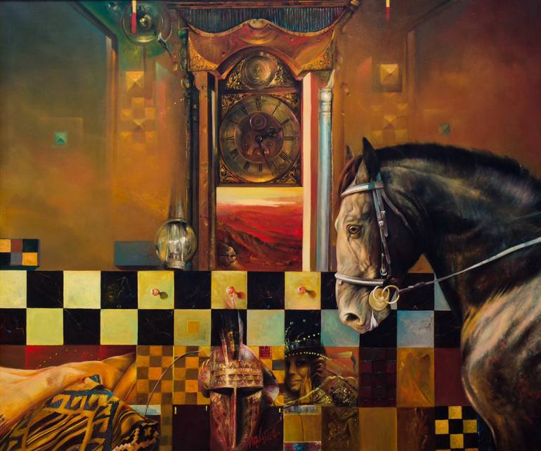 Double reality Painting by Lj Milic | Saatchi Art