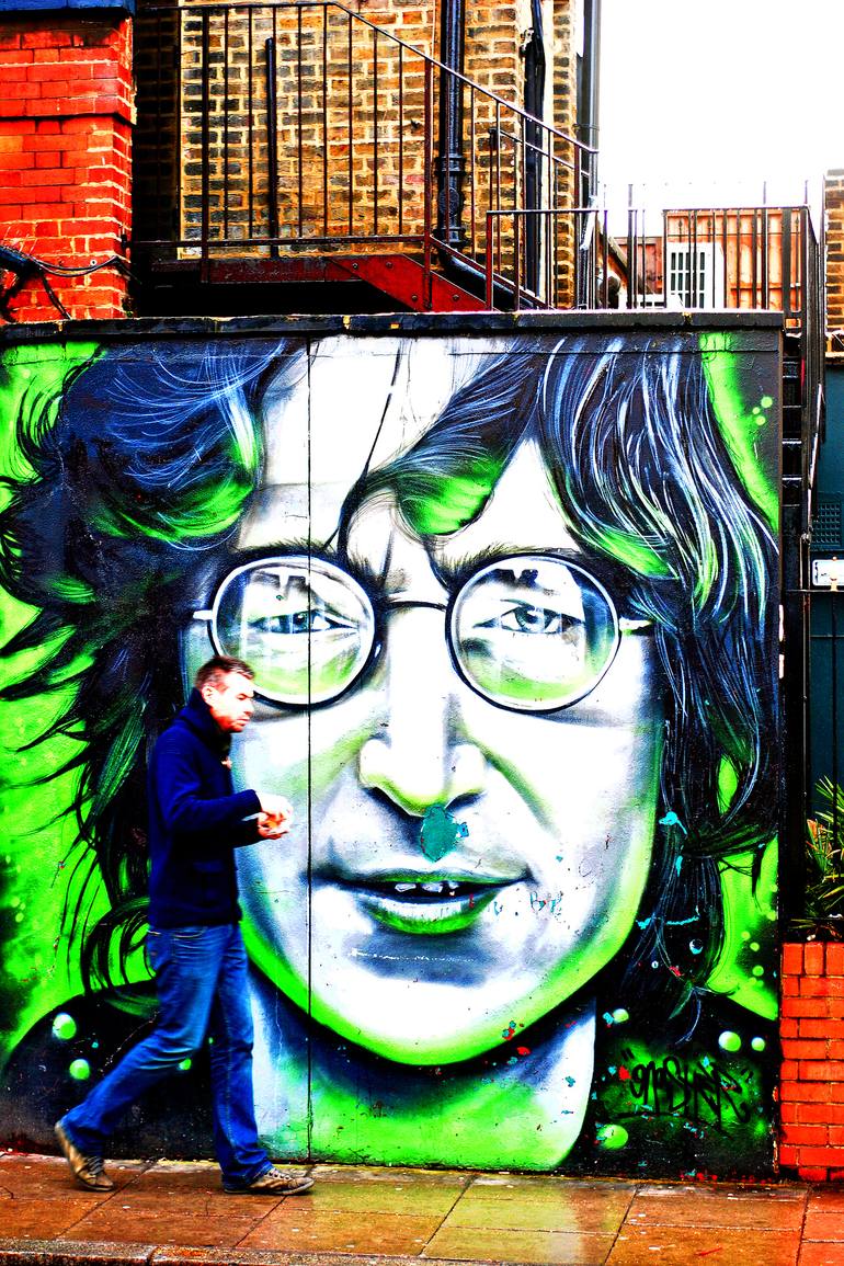 John Lennon Mural Street Art Camden Town London England Photography by ...
