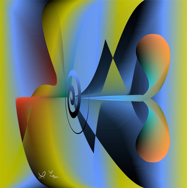 Machine Of Happiness Painting by Leo Symon | Saatchi Art