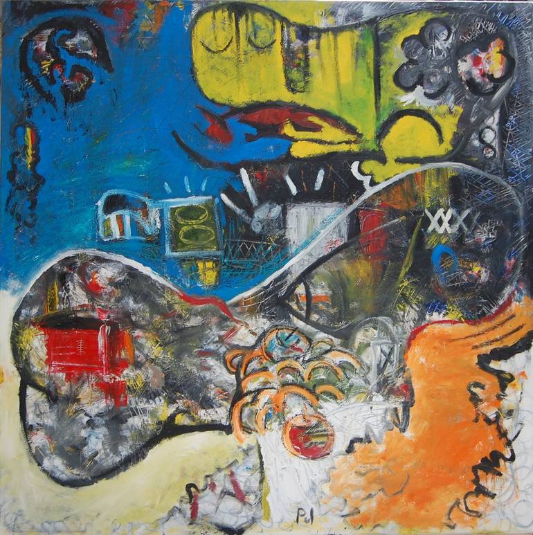 Beso Painting by Pablo Frezza | Saatchi Art
