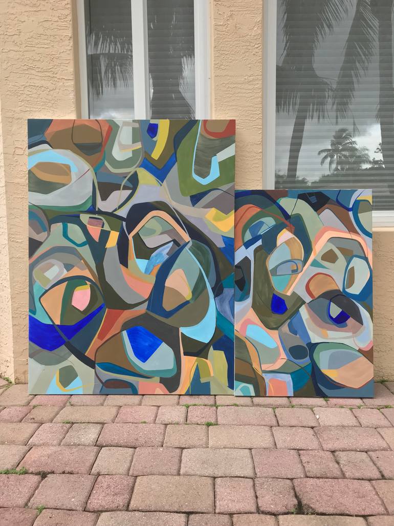 The Horizon's Interactions Painting by Madison Bloch | Saatchi Art