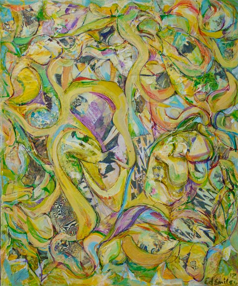 The Absinthe Thinker Painting by Ed Smiley | Saatchi Art