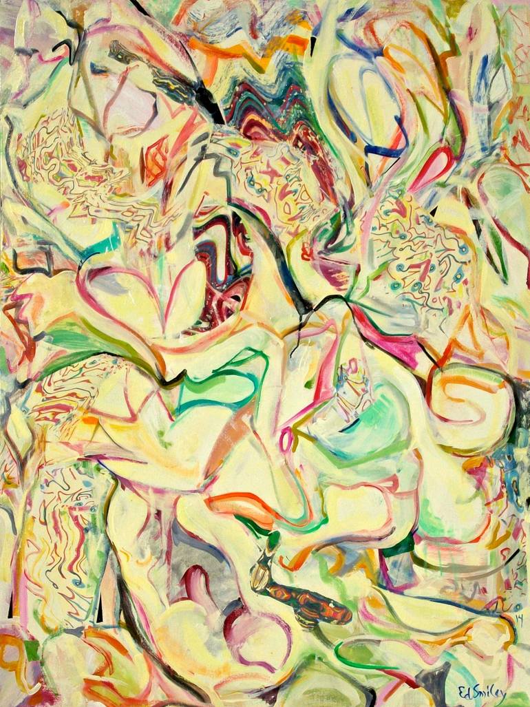 Whisht Painting by Ed Smiley | Saatchi Art