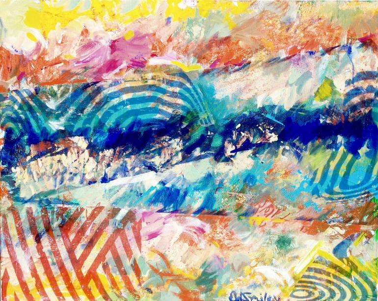 Tectonic Painting by Ed Smiley | Saatchi Art