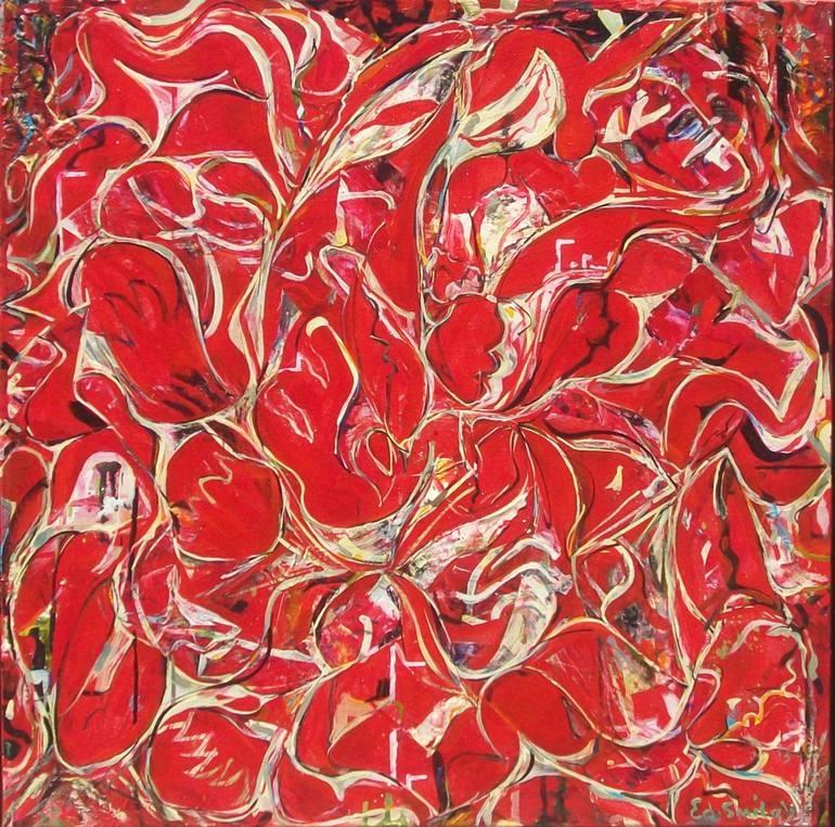 Lobster Quadrille Painting by Ed Smiley | Saatchi Art