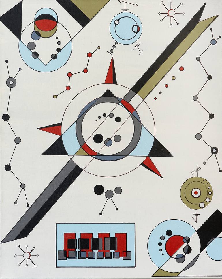Black and White in Color Painting by Debra Jacobson | Saatchi Art