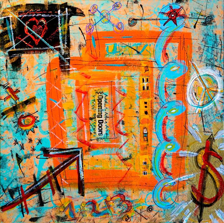 Opening Doors Painting by Debra Jacobson | Saatchi Art