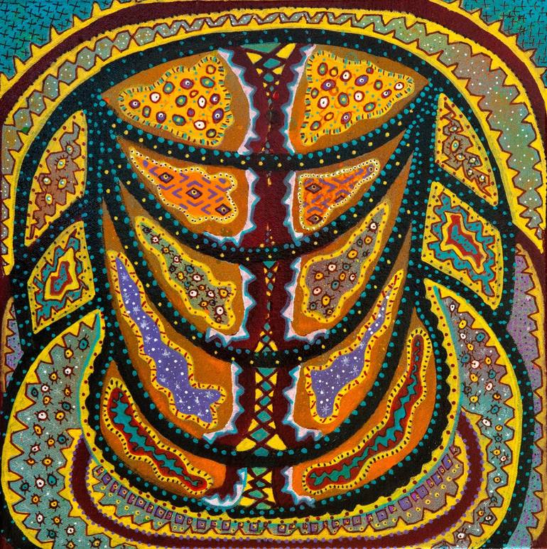 Dimensional Time Slip Painting by Debra Jacobson | Saatchi Art
