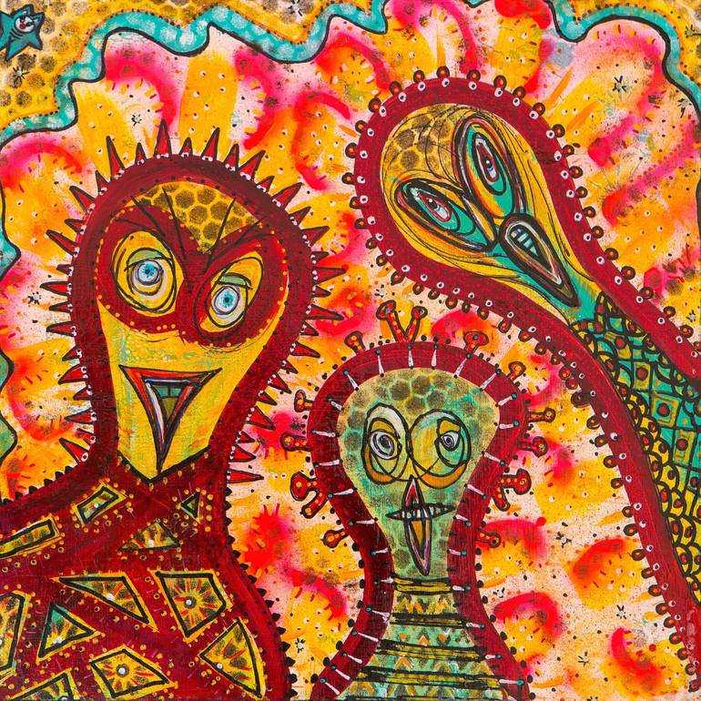 Three is Company Painting by Debra Jacobson | Saatchi Art