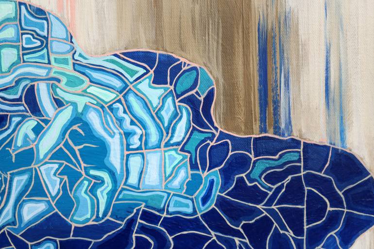 Scattered Lumps Painting by Peggy Lee | Saatchi Art