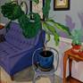 Portrait of a Fiddle Leaf Fig Painting by Allison Currie | Saatchi Art