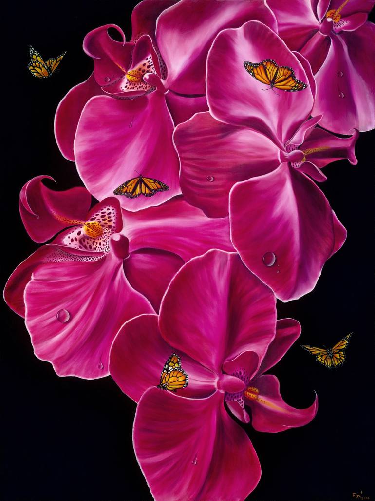 Five Ladies Painting by Kimberly Fox | Saatchi Art