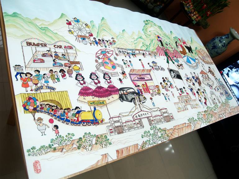 The Lost Worlds Painting by Joyce Lee | Saatchi Art