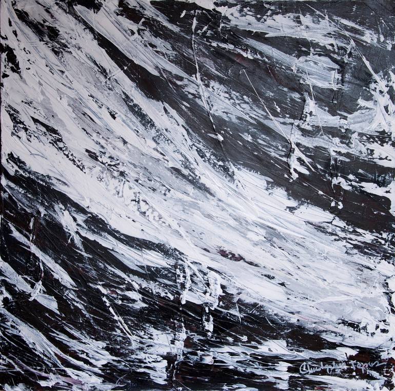 Black & White Painting by Christopher Tepas | Saatchi Art