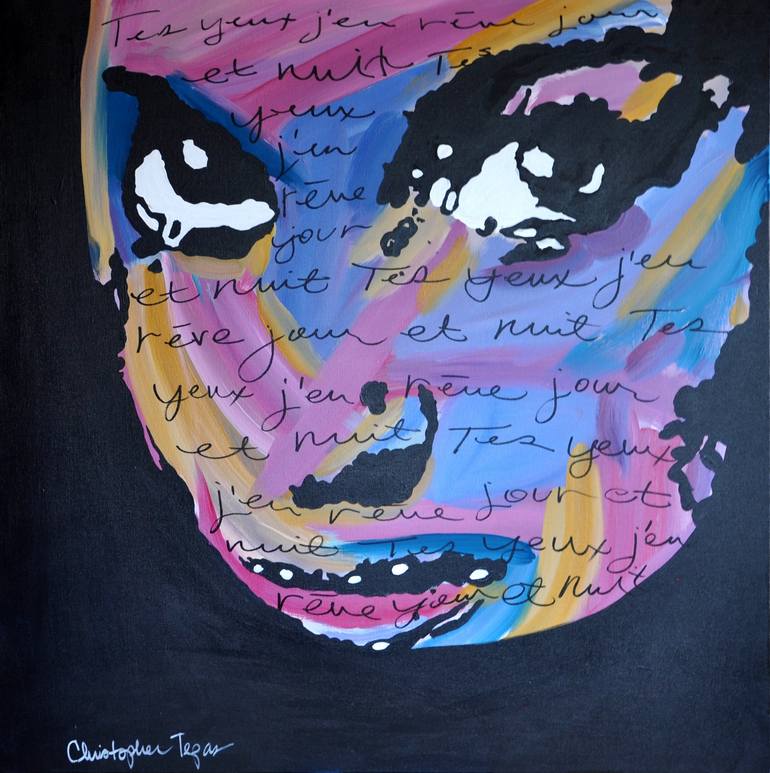 I Dream About Your Eyes Day and Night Painting by Christopher Tepas ...