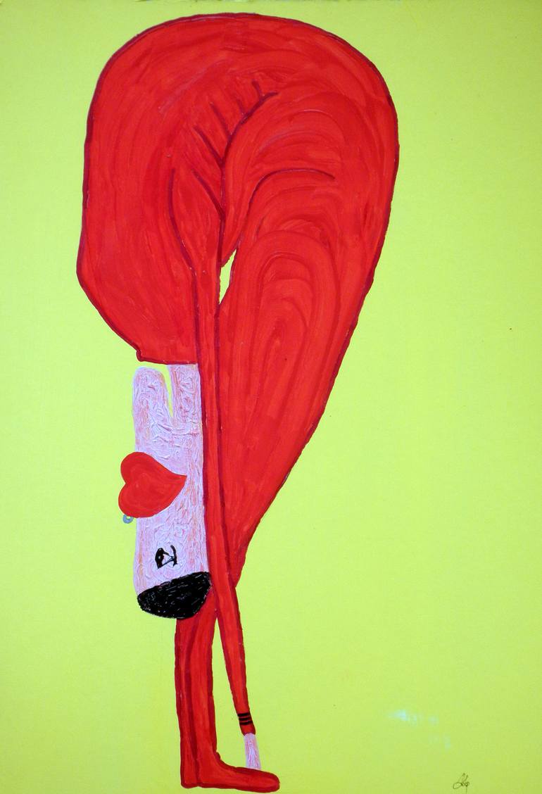 the contortionist 2 Painting by marco abbagnara | Saatchi Art