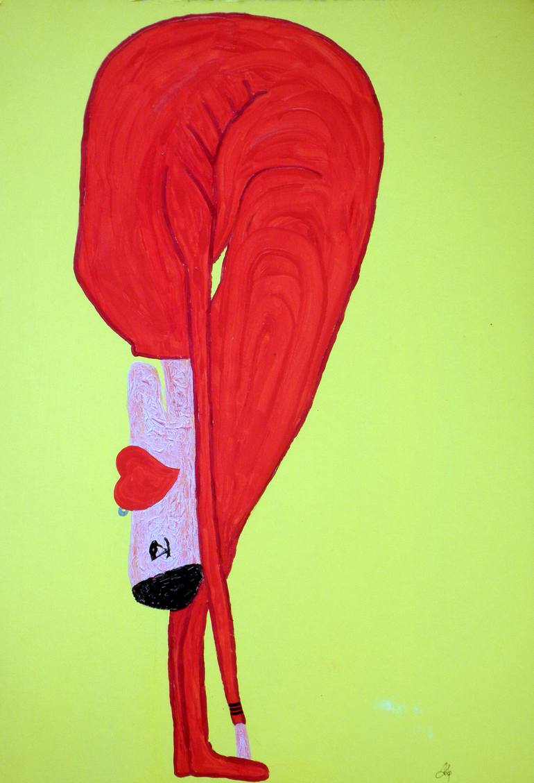 the contortionist 2 Painting by marco abbagnara | Saatchi Art