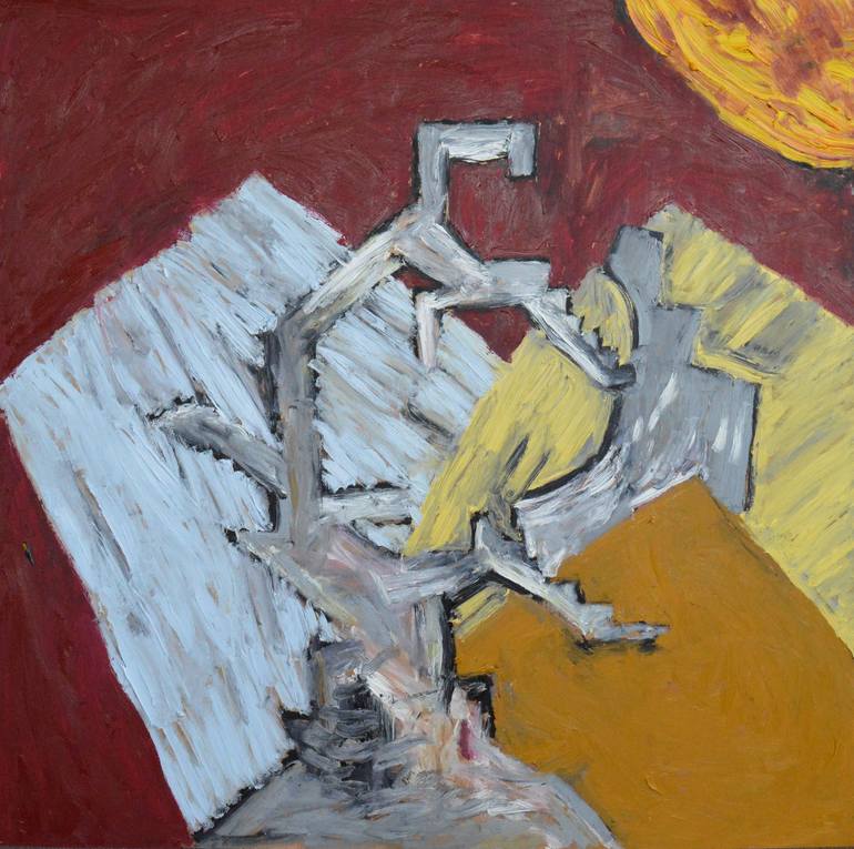 Geometric distortion as Picasso monsters swarm over decaying folded ...