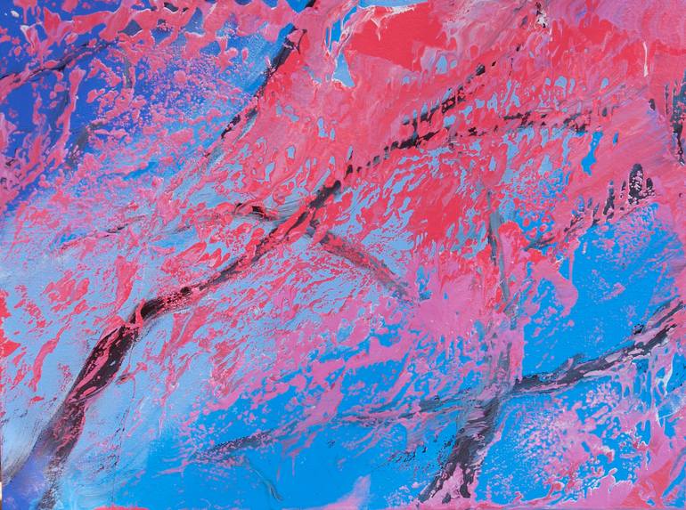 Sakura breathing ... Painting by Olga Dolgun | Saatchi Art