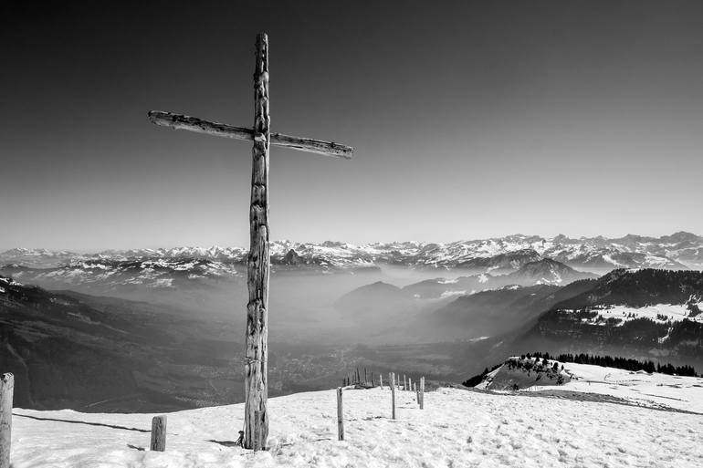 Rigi Cross Photography by Chuck Haupt | Saatchi Art