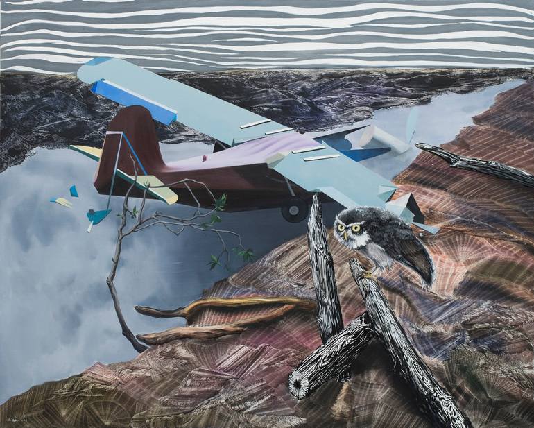 Incident Painting by Mu Zhang | Saatchi Art