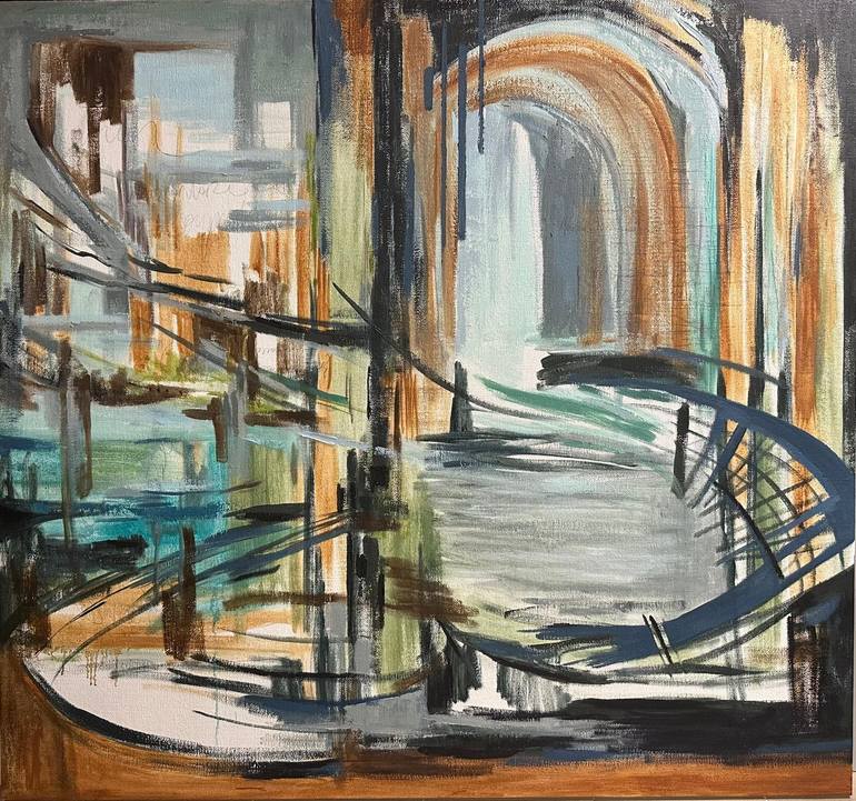 The Balance of Becoming Painting by Aslihan Kaplan Bayrak | Saatchi Art ...