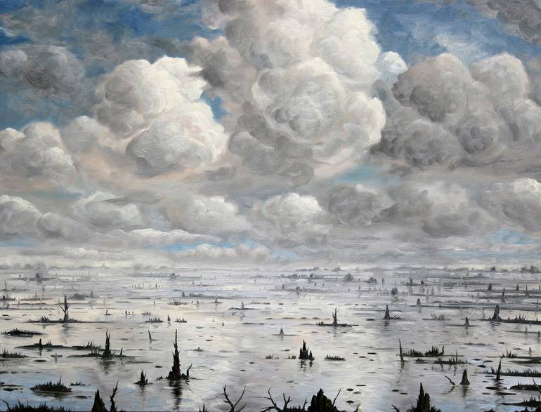 Swampland 7 Painting by M Demiak | Saatchi Art