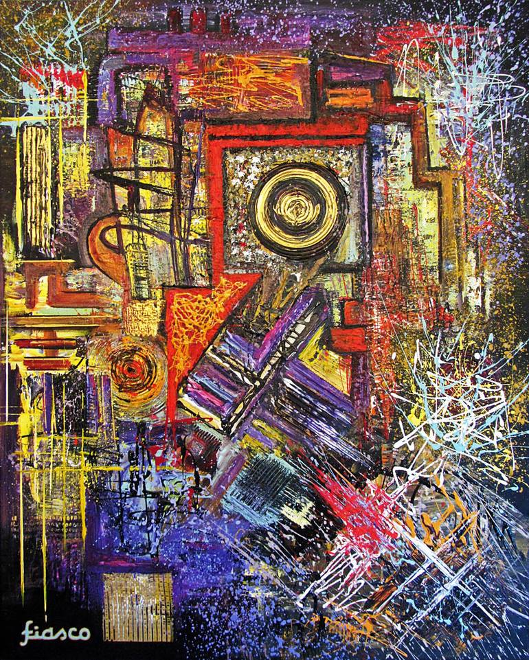 gold rush Painting by Stef Fiasco | Saatchi Art