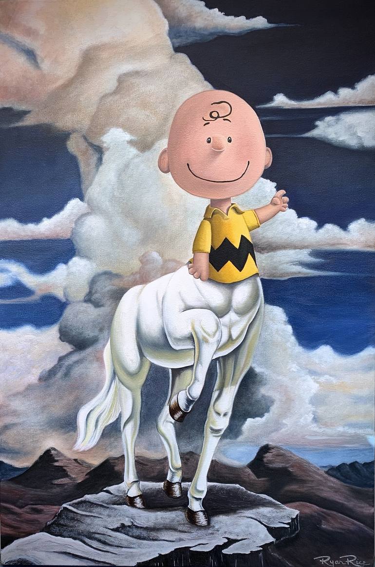 Charlie Horse Painting by Ryan Rice | Saatchi Art