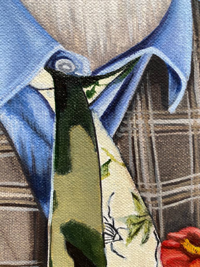 Millennial Falcon (Matthew) Painting by Ryan Rice | Saatchi Art