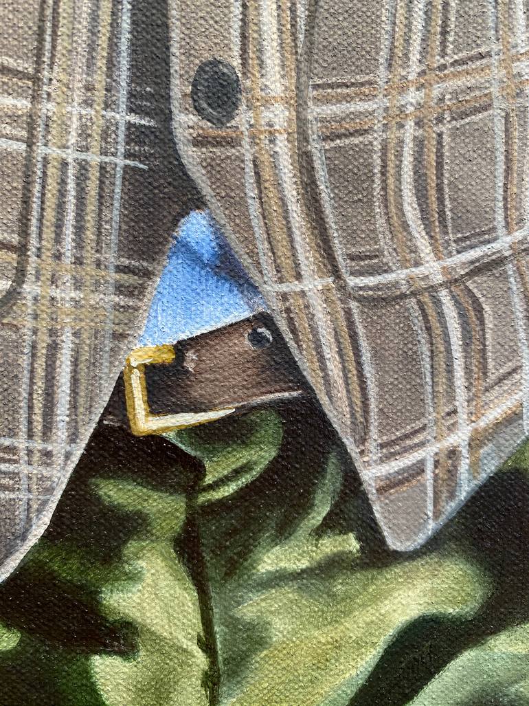 Millennial Falcon (Matthew) Painting by Ryan Rice | Saatchi Art