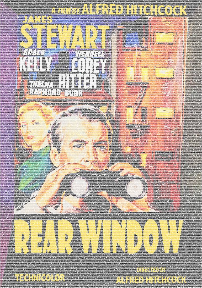 Rear Window. Printmaking by Robotic Ewe | Saatchi Art