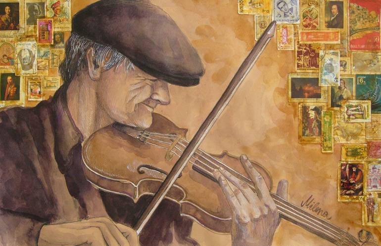 Young and beautiful, Artist: Milena Dimitrova Collage by Nelly Valcheva ...