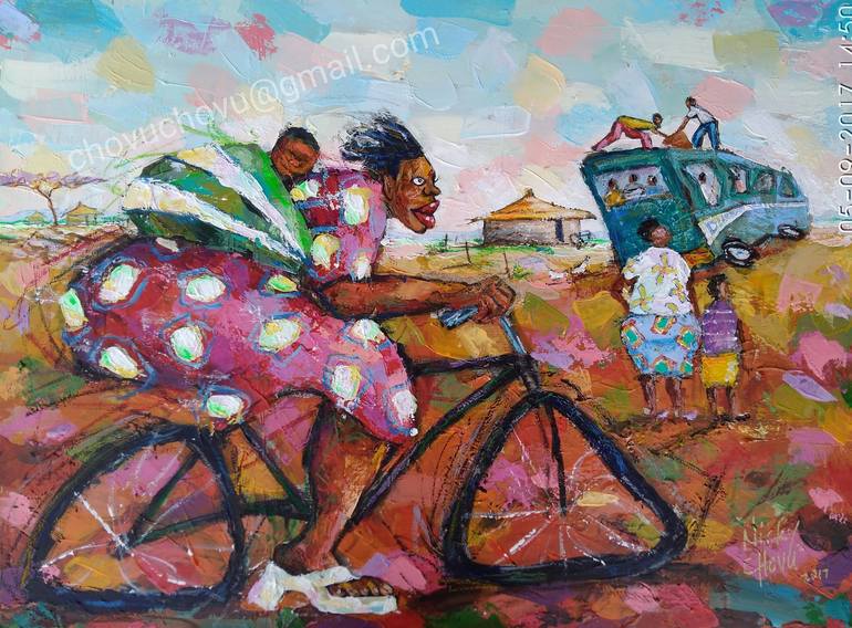 Perseverance Painting by Nicky Chovuchovu | Saatchi Art