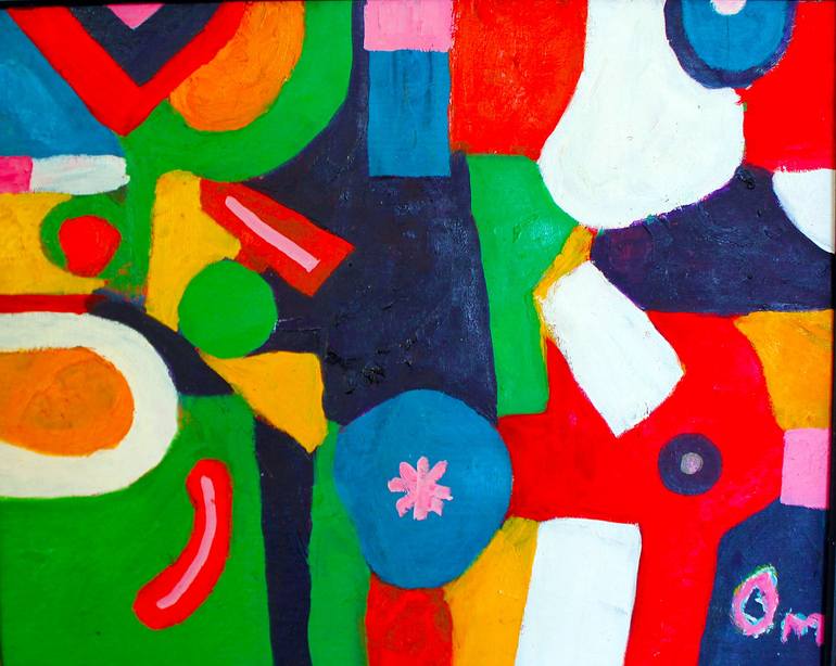 Abstract Blocks Painting by Creatiive Art | Saatchi Art