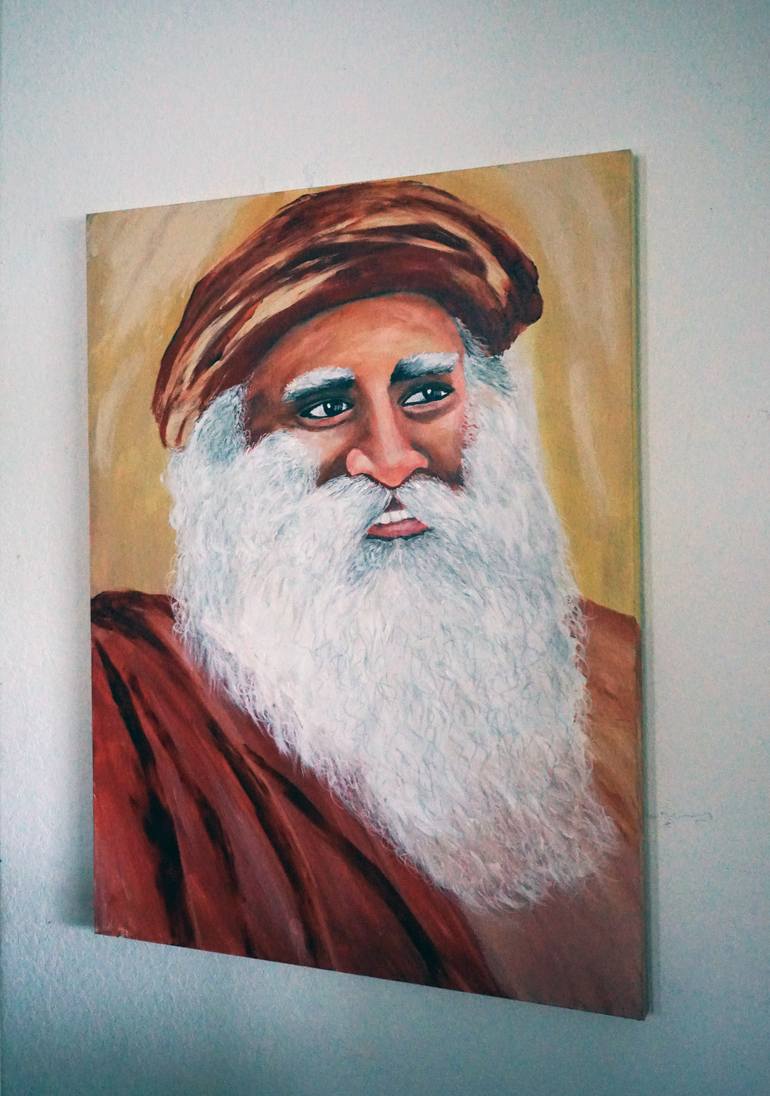 Sadhguru - Indian yogi, mystic, and author Painting by Creatiive Art ...