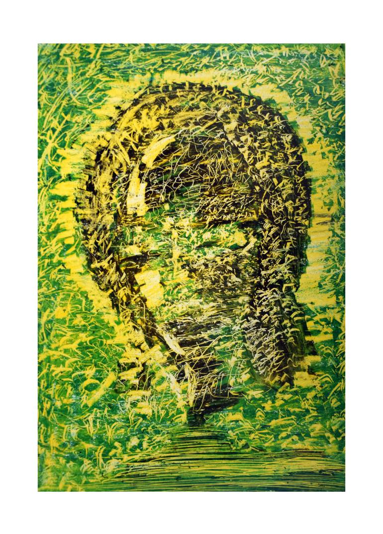 The Watching Oracle Painting by Ramzi Karanouh | Saatchi Art