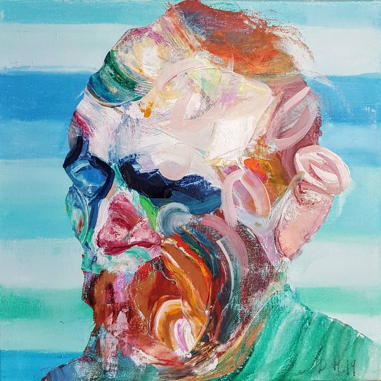 self portrait after Van Gogh Painting by Dimitar Hinkov | Saatchi Art