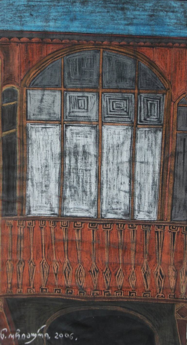 Old Tbilisi Drawing by Natela Ochiauri | Saatchi Art