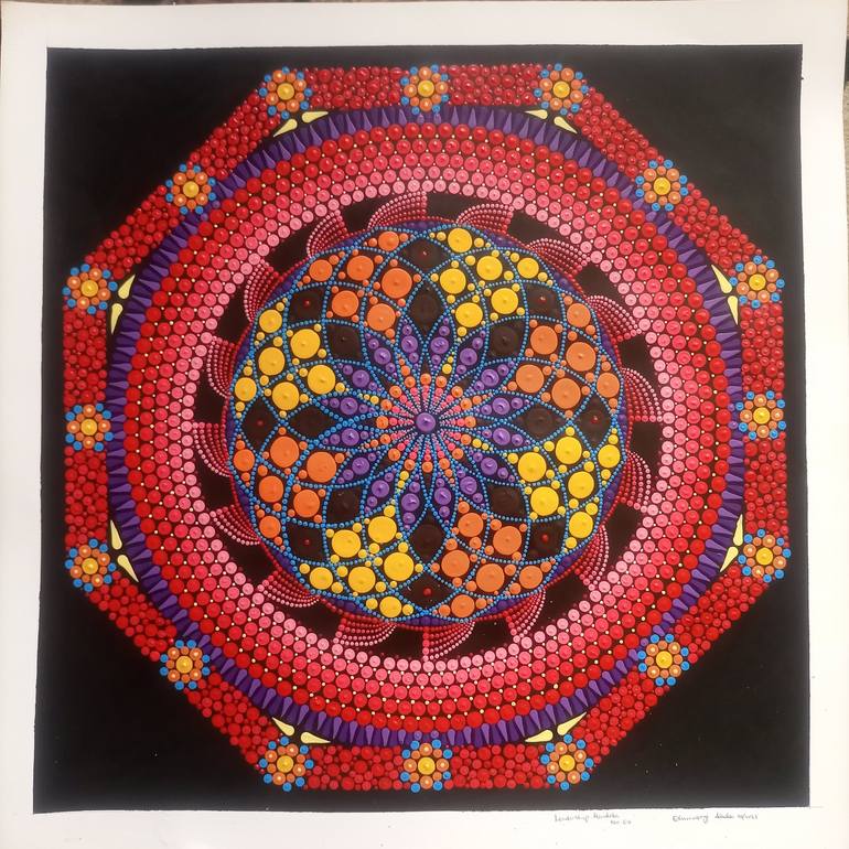 Leadership Mandala No. 64 Painting by Oluwaseyi Alade | Saatchi Art