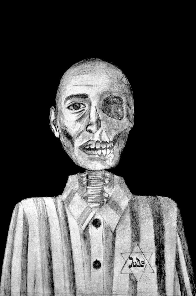 Holocaust Drawing by Yossi Sebban | Saatchi Art