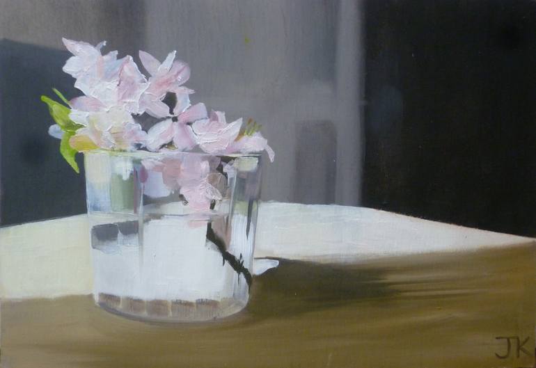 Blossom in Glass II Painting by jane kell | Saatchi Art