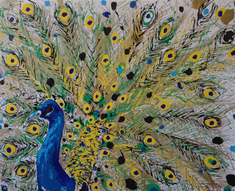 Peacock Side View