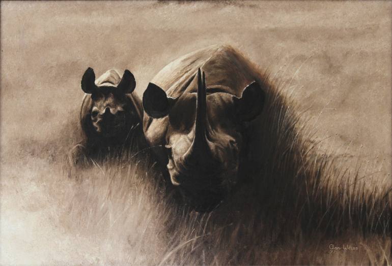 Standoff Painting by Alan James Weiss | Saatchi Art